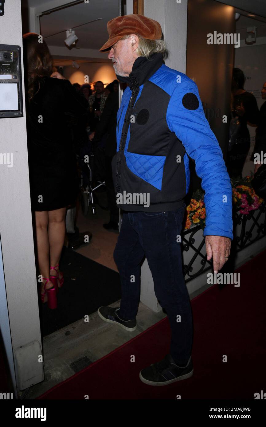 Bob Geldof poses for photographers upon arrival at the Shane MacGowan ...