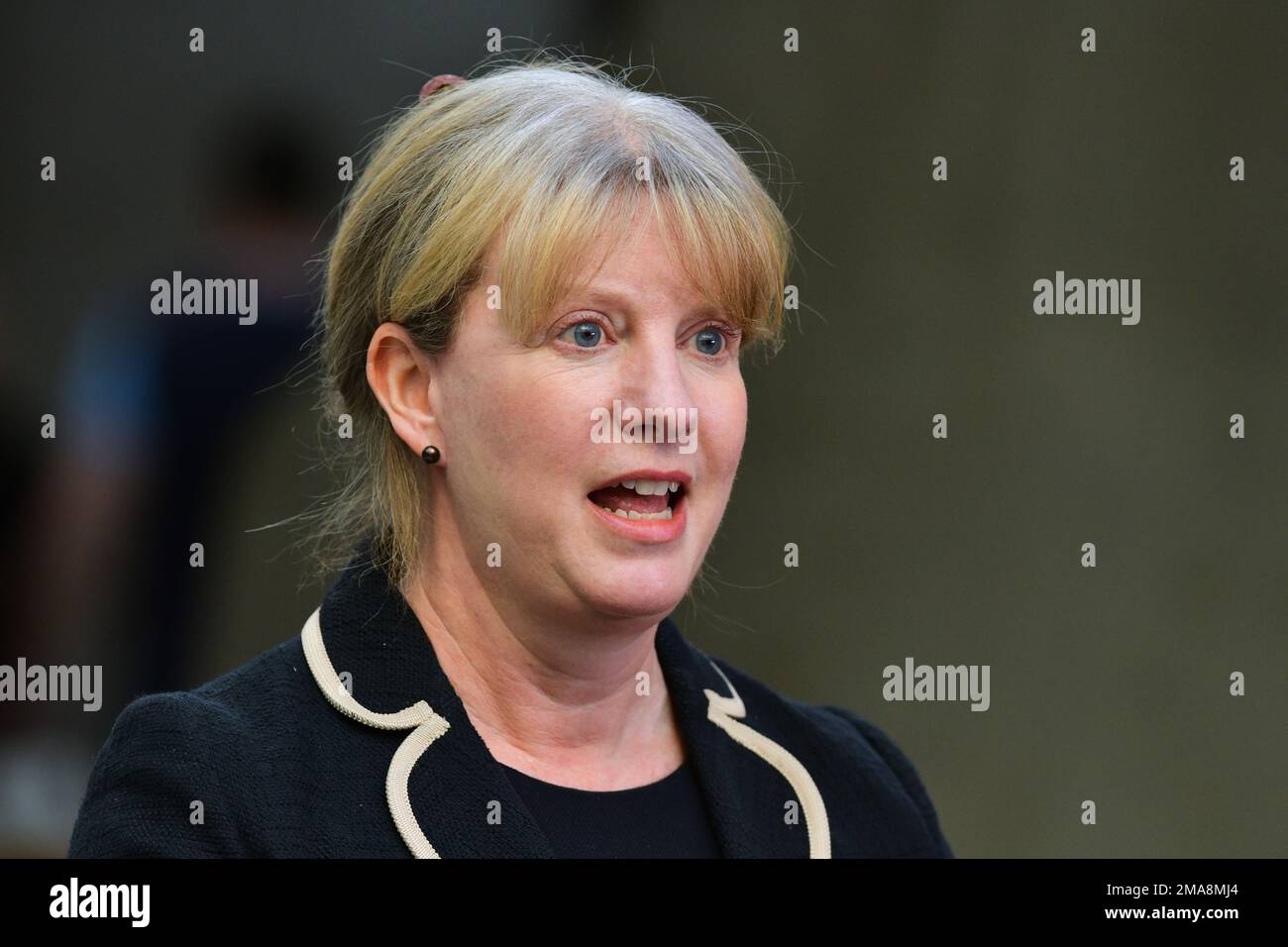 Edinburgh Scotland, UK 19 January 2023 Shona Robison at the Scottish ...