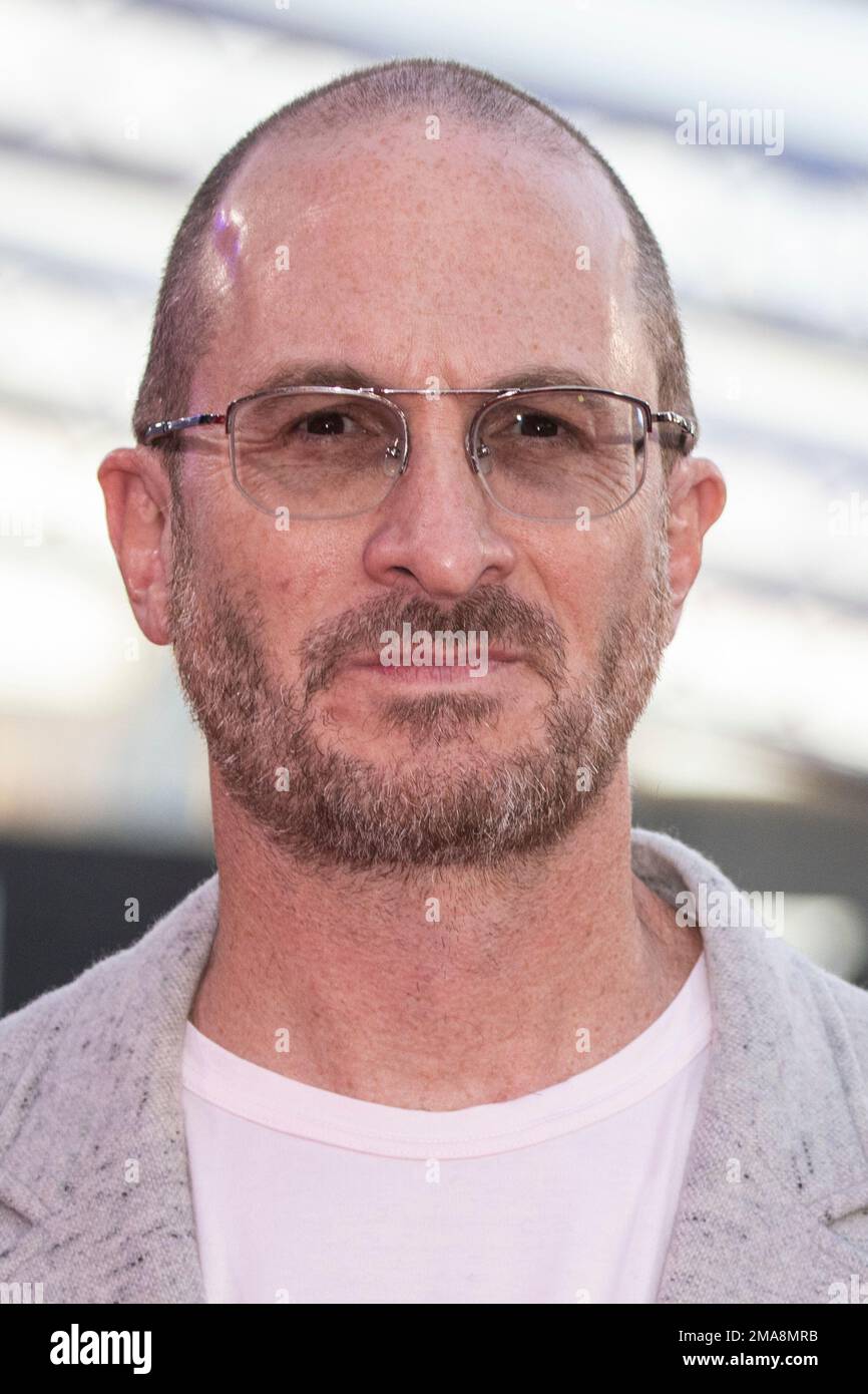 Director Darren Aronofsky poses for photographers upon arrival for the ...
