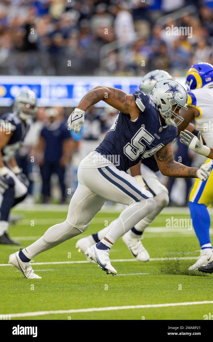Defensive end (54) Sam Williams of the Dallas Cowboys against the Los ...