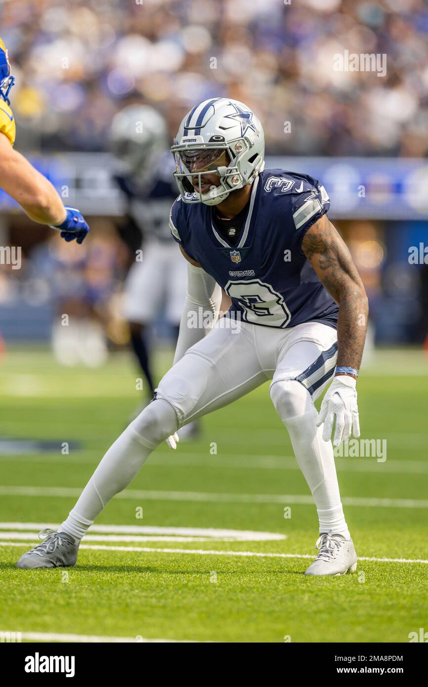 Cornerback (3) Anthony Brown of the Dallas Cowboys against the Los ...
