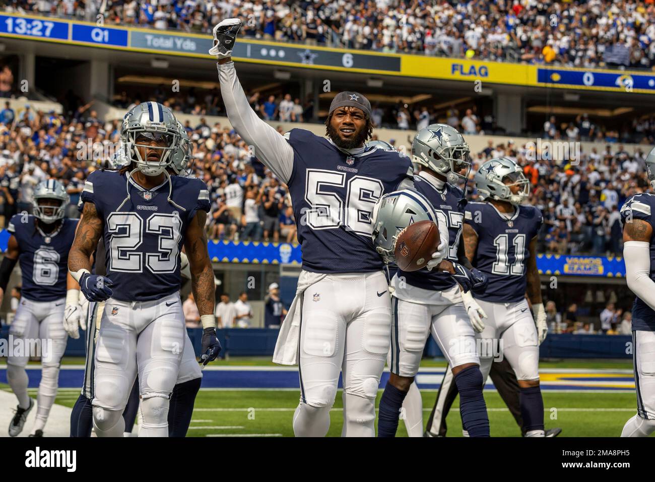 Linebacker (56) Dante Fowler of the Dallas Cowboys against the Los ...