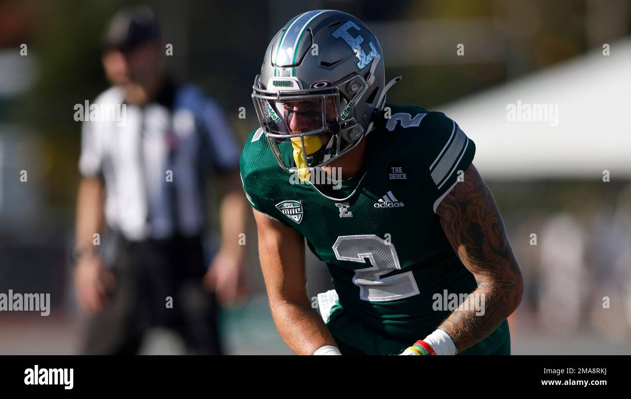 Eastern Michigan's Hassan Beydoun plays during an NCAA football game on ...