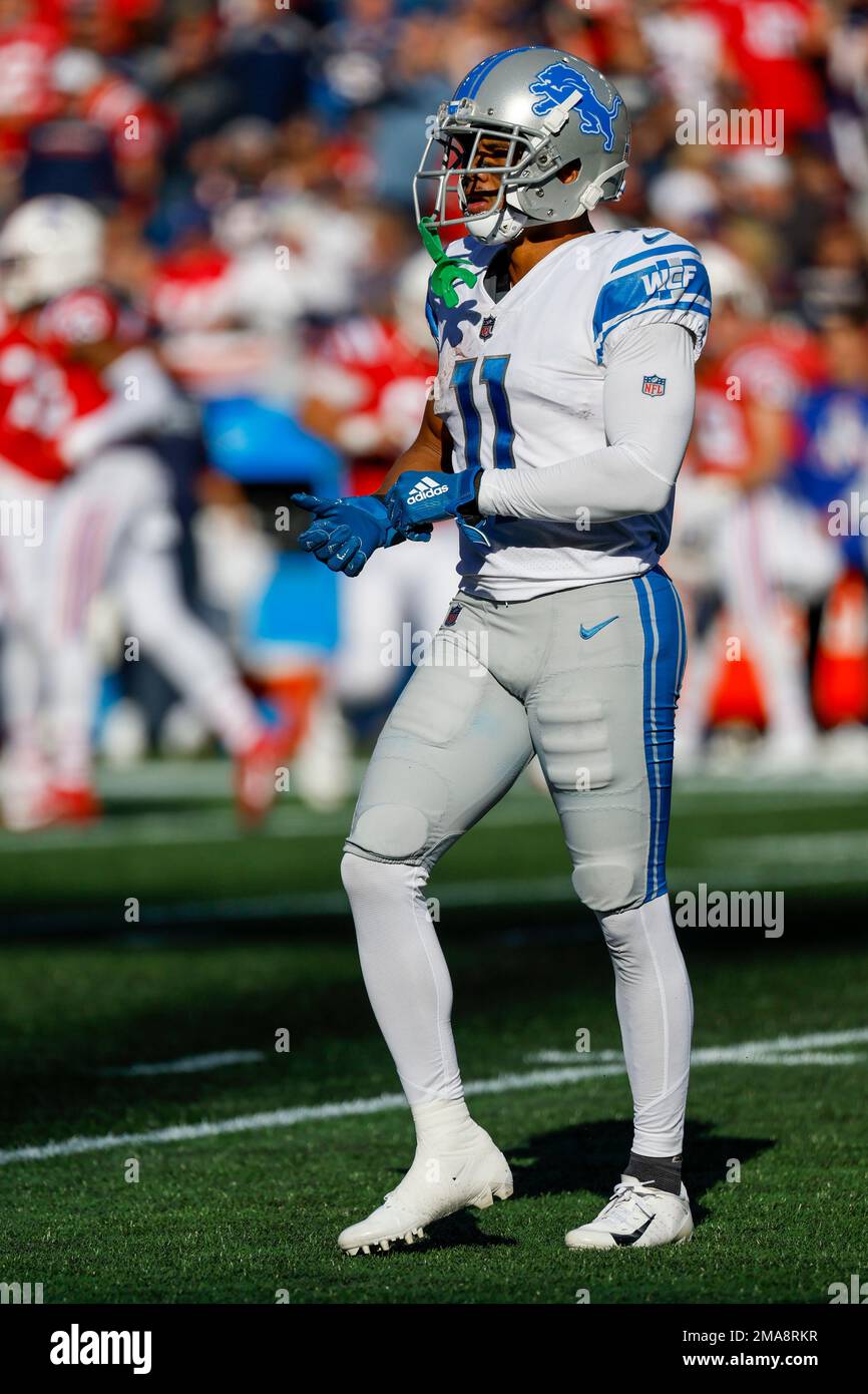 Detroit Lions wide receiver Kalif Raymond (11) on the field during the ...