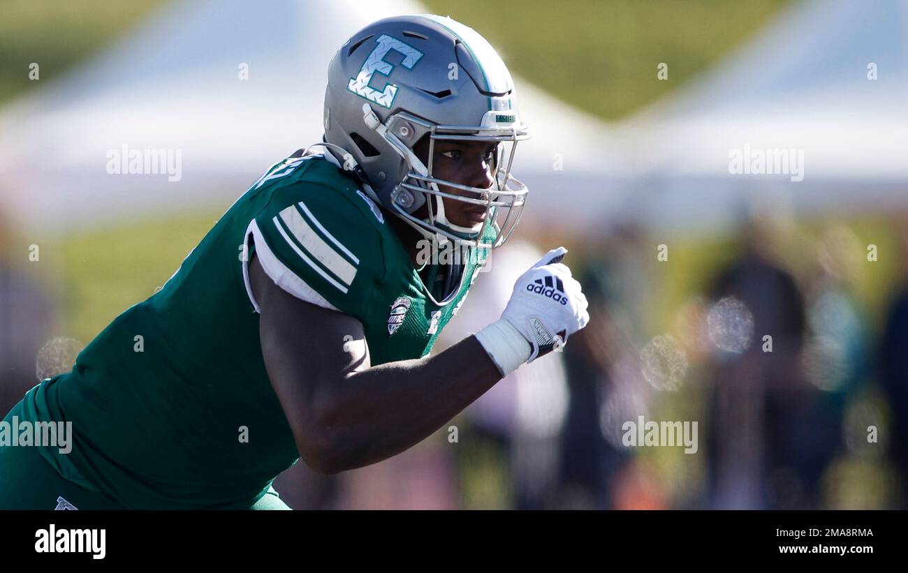 Eastern Michigan's Jose Ramirez plays during an NCAA football game on ...