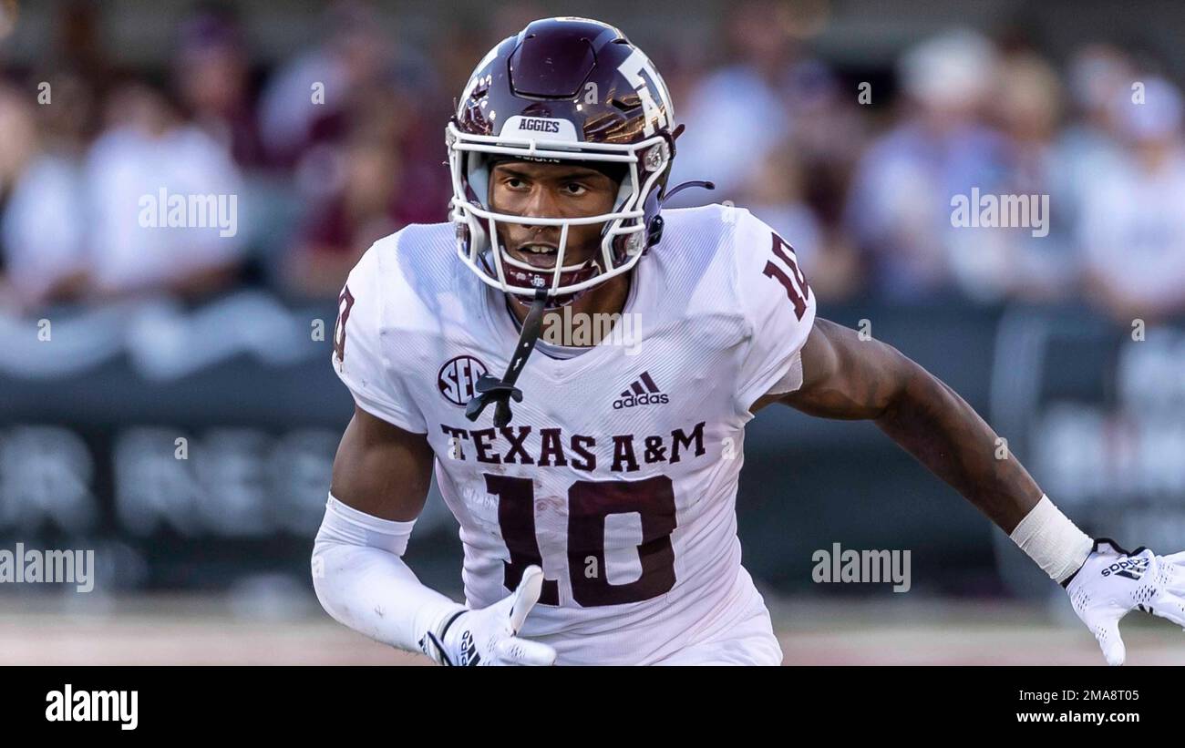Texas A&M wide receiver Chris Marshall (10) during an NCAA football ...