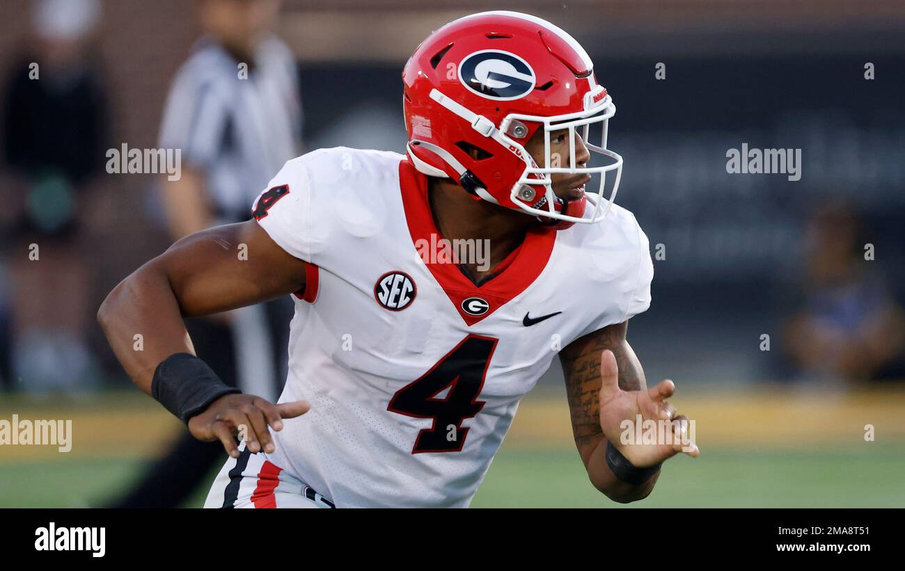 Georgia linebacker Nolan Smith during an NCAA football game on Saturday ...