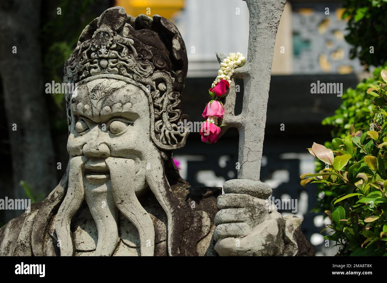 Stone statue warrior grand palace hi-res stock photography and images ...