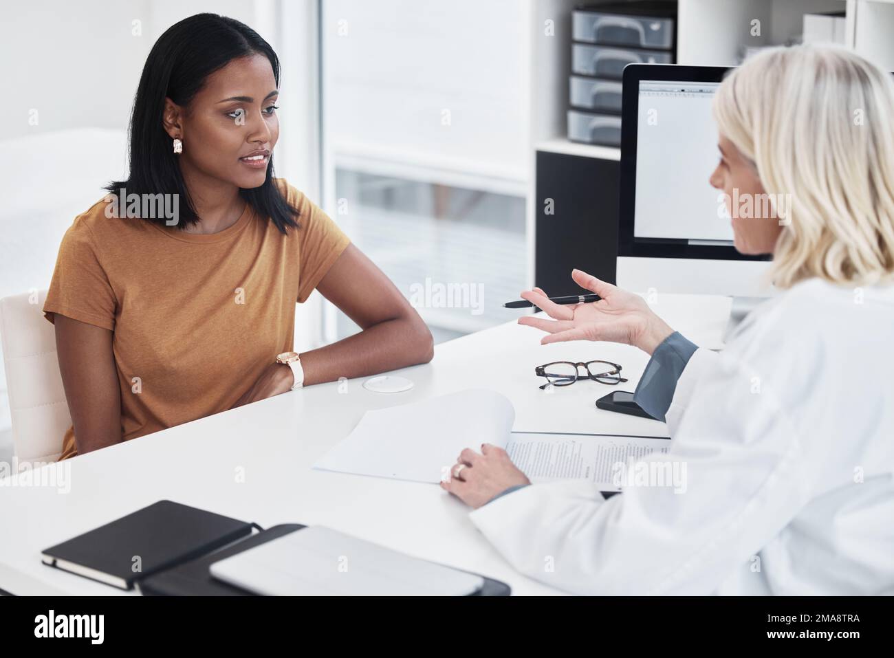 Life changing advice from the expert herself. a doctor having a ...