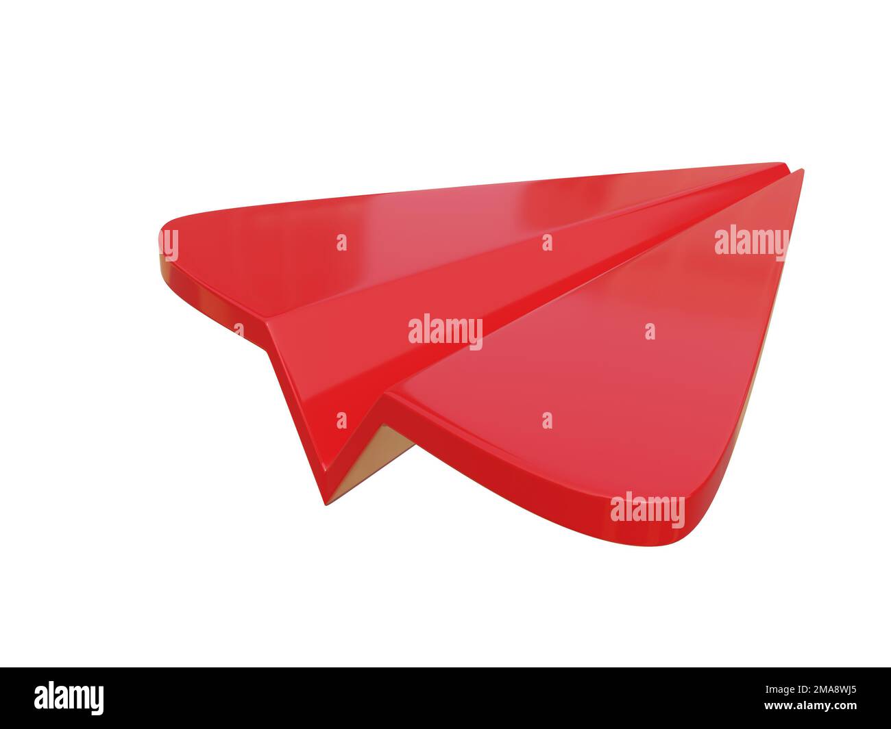 Red paper airplane hi-res stock photography and images - Alamy