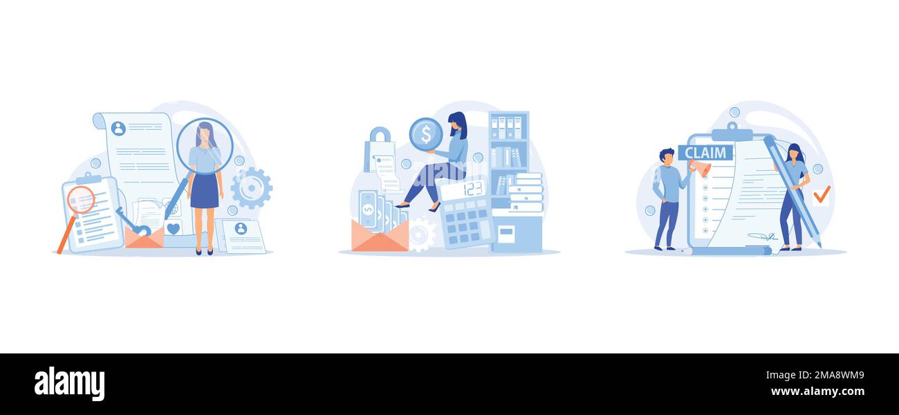 People provide and update personal information, registration claim ...