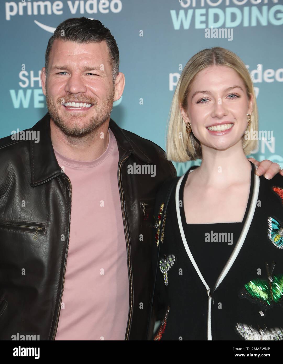Hollywood, California, USA. 18th Jan, 2023. Michael Bisping, Ellie ...