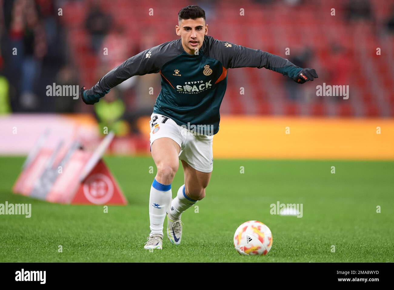 Ruben Sanchez of RCD Espanyol during the Copa del Rey match between ...