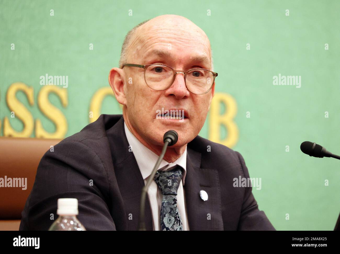 Tokyo, Japan. 19th Jan, 2023. Robert Floyd, executive secretary of the ...