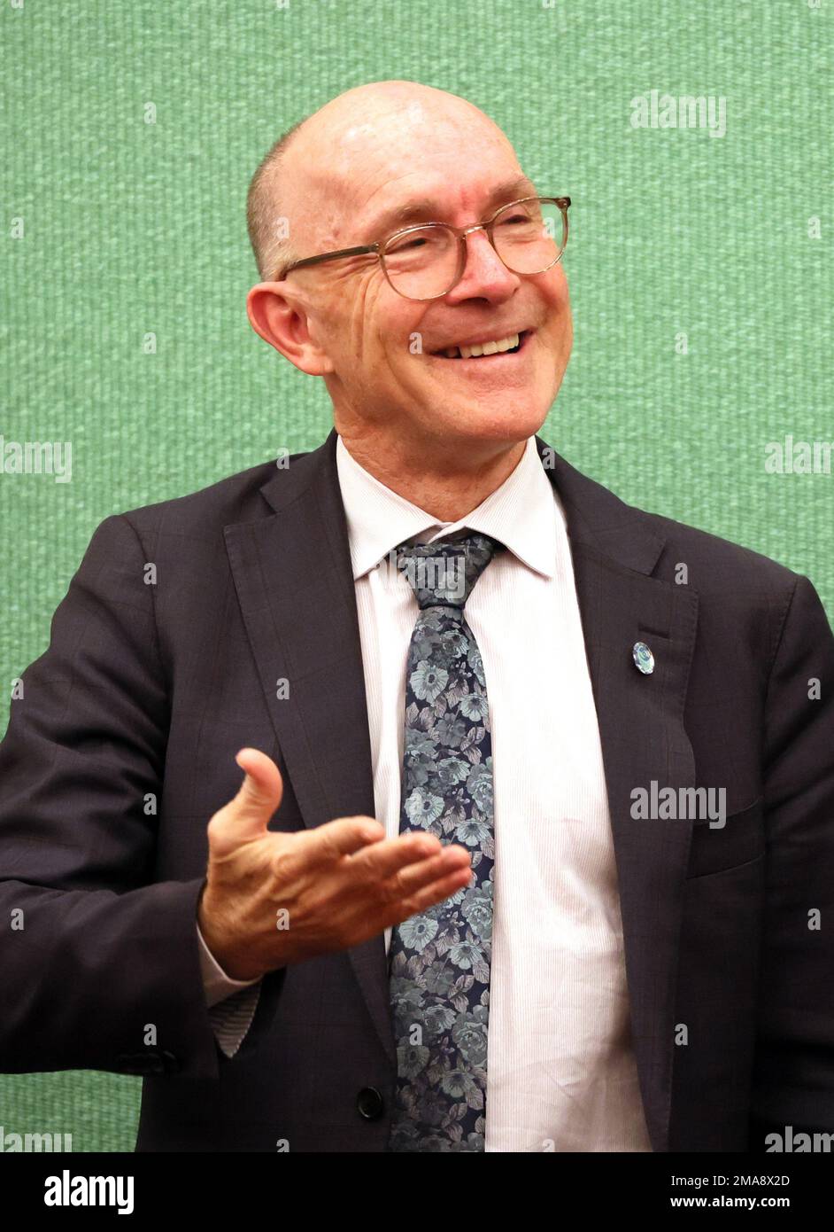 Tokyo, Japan. 19th Jan, 2023. Robert Floyd, executive secretary of the ...