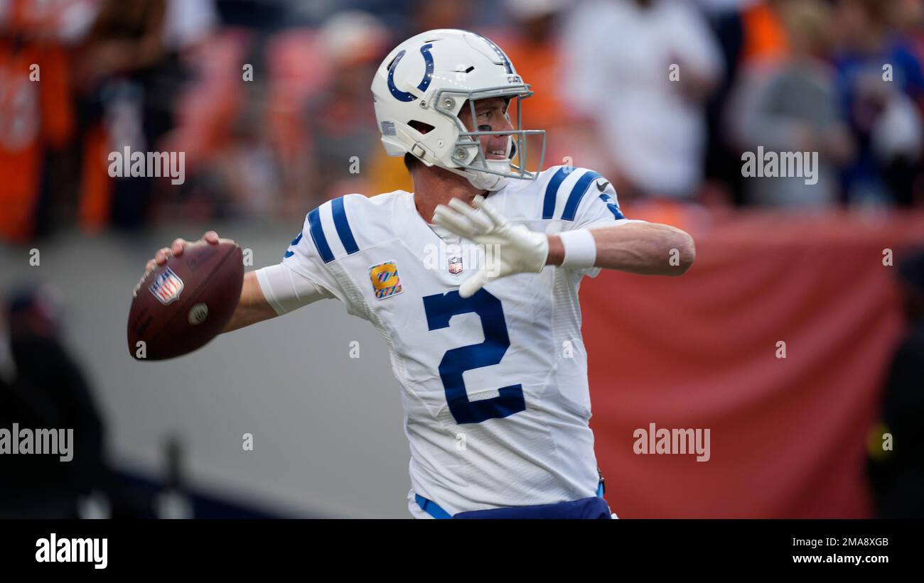Indianapolis Colts quarterback Matt Ryan (2) in the first half of an ...