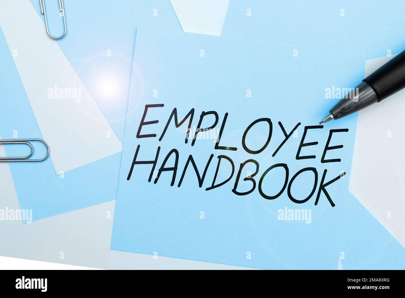 Inspiration showing sign Employee Handbook. Conceptual photo Document ...