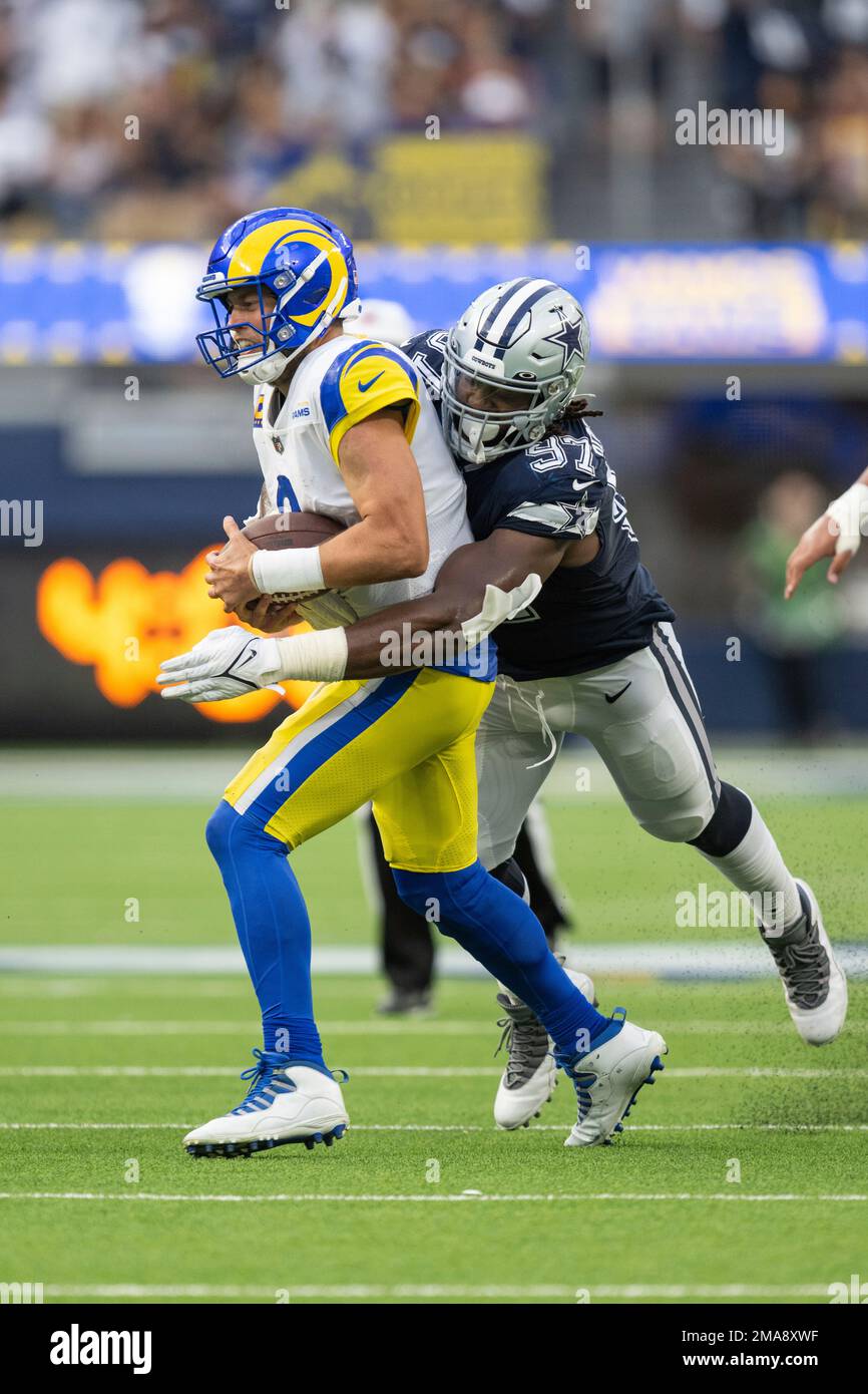 Dallas Cowboys defensive tackle Osa Odighizuwa (97) tackles Los Angeles ...