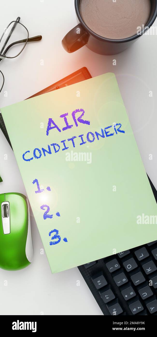 Writing displaying text Air Conditioner. Business approach apparatus ...