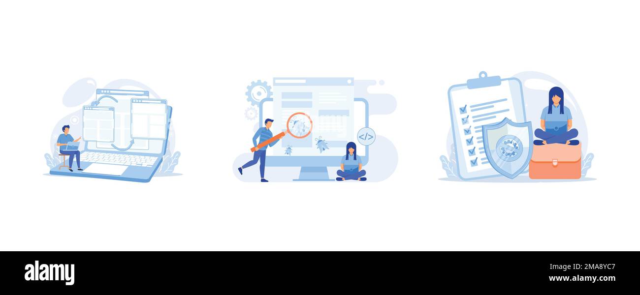 Microsites abstract concept, Software testing abstract concept ... Microsites abstract concept, Software testing abstract concept ...