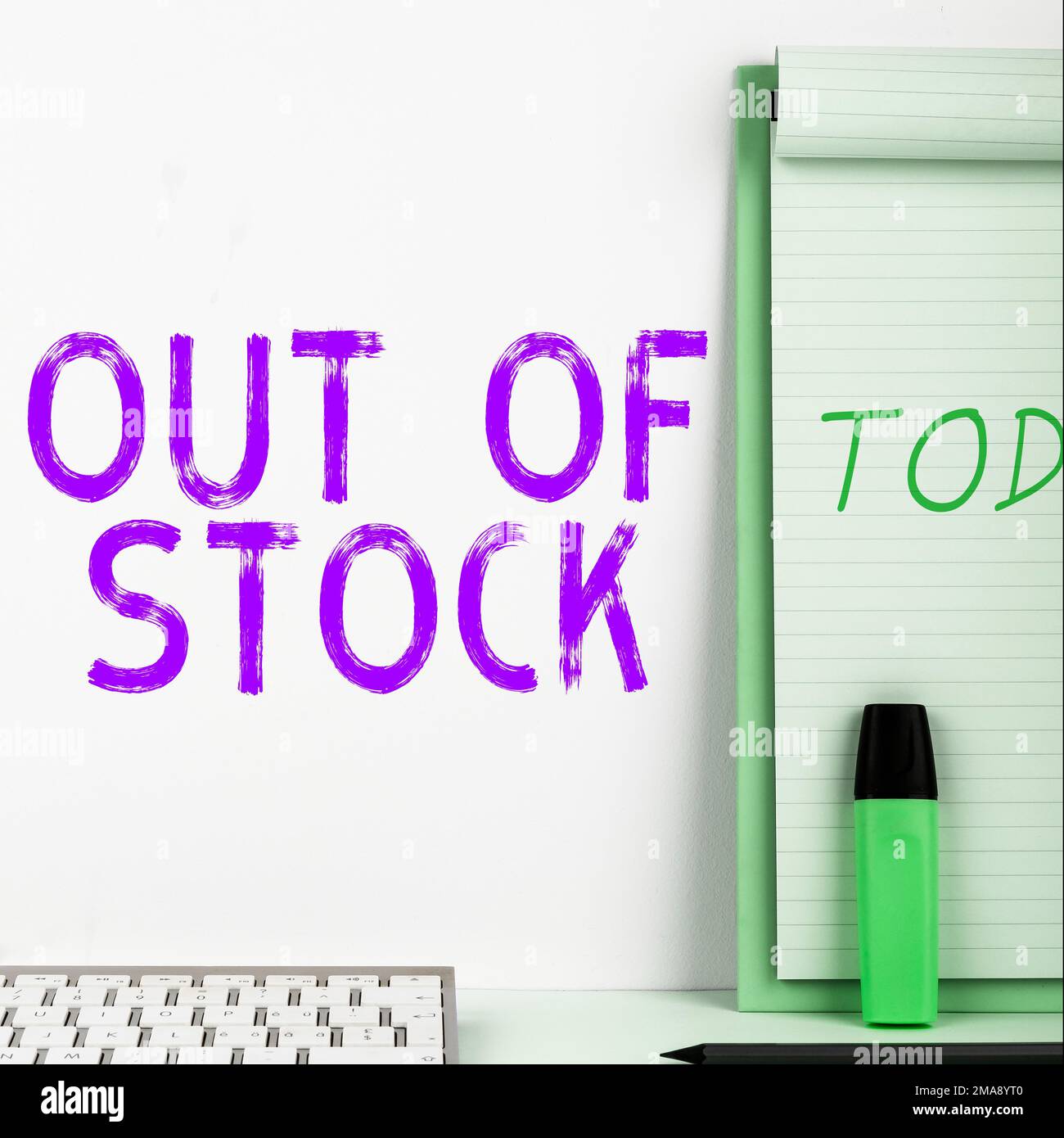 Conceptual caption Out Of Stock. Conceptual photo Not available anymore ...