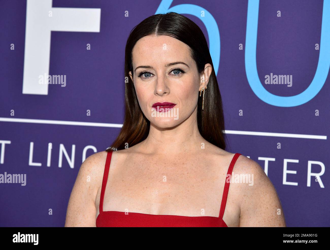 Claire Foy attends the premiere of "Women Talking" during the 60th New ...
