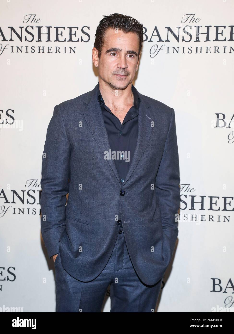 Actor Colin Farrell attends a special screening of "The Banshees of ...