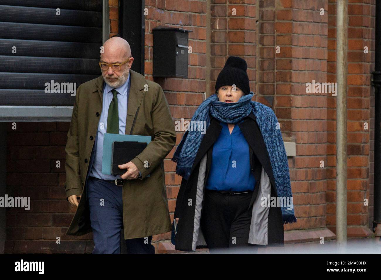 PSNI Chief Superintendent Patricia Foy (right) with her solicitor ...