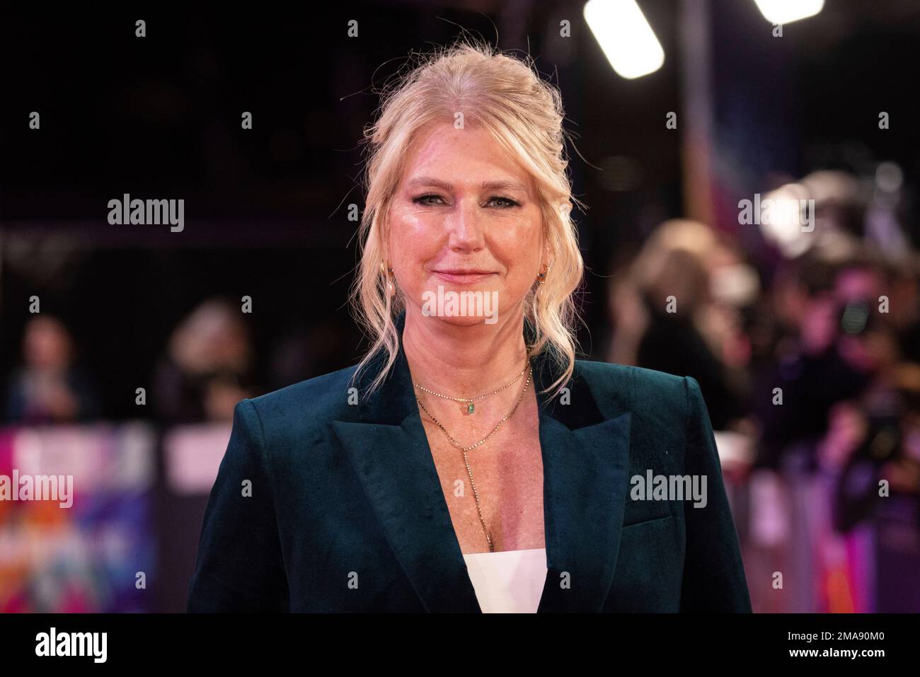 Amy Loughren poses for photographers upon arrival for the premiere of ...