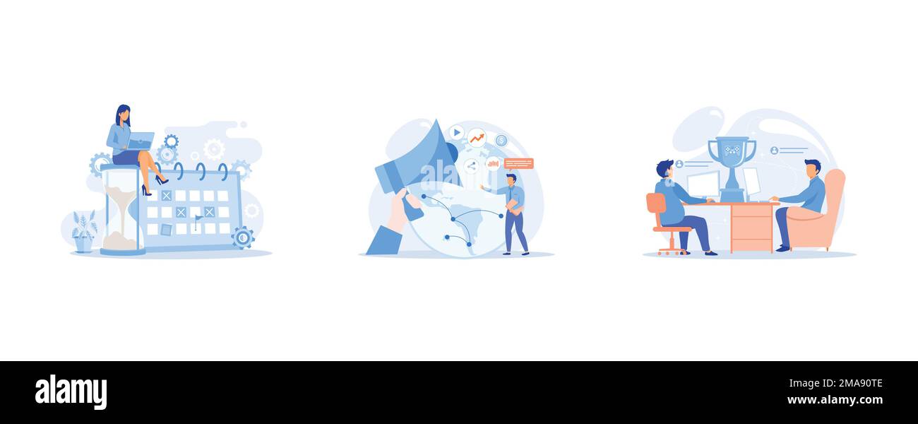 Deadline abstract concept, Macromarketing abstract concept, Workout ...