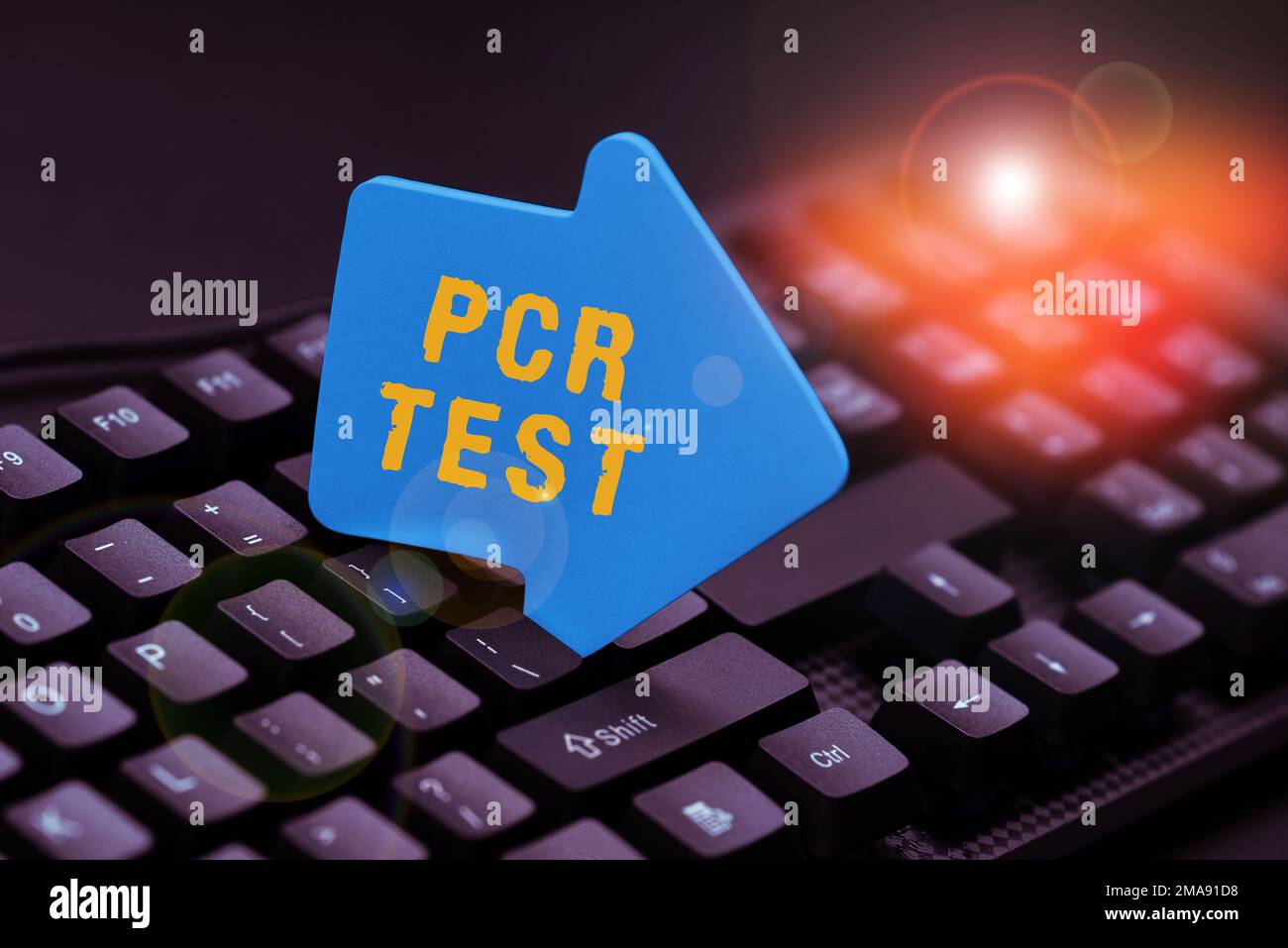 Text showing inspiration Pcr Test. Internet Concept qualitative ...