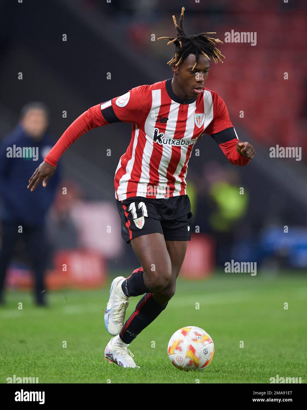 Nico Williams of Athletic Club during the Copa del Rey match between ...