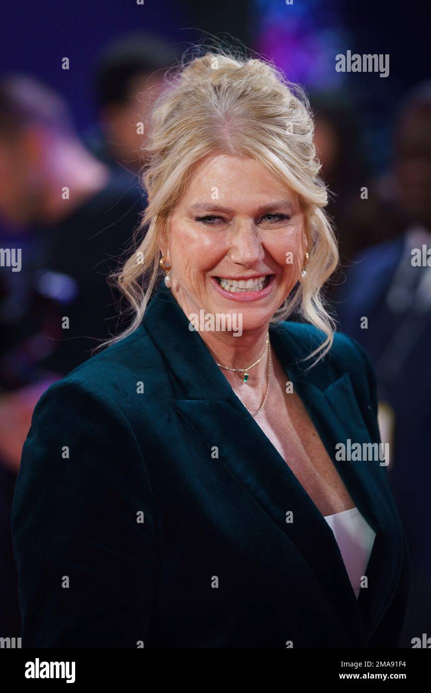 Amy Loughren poses for photographers upon arrival for the premiere of ...