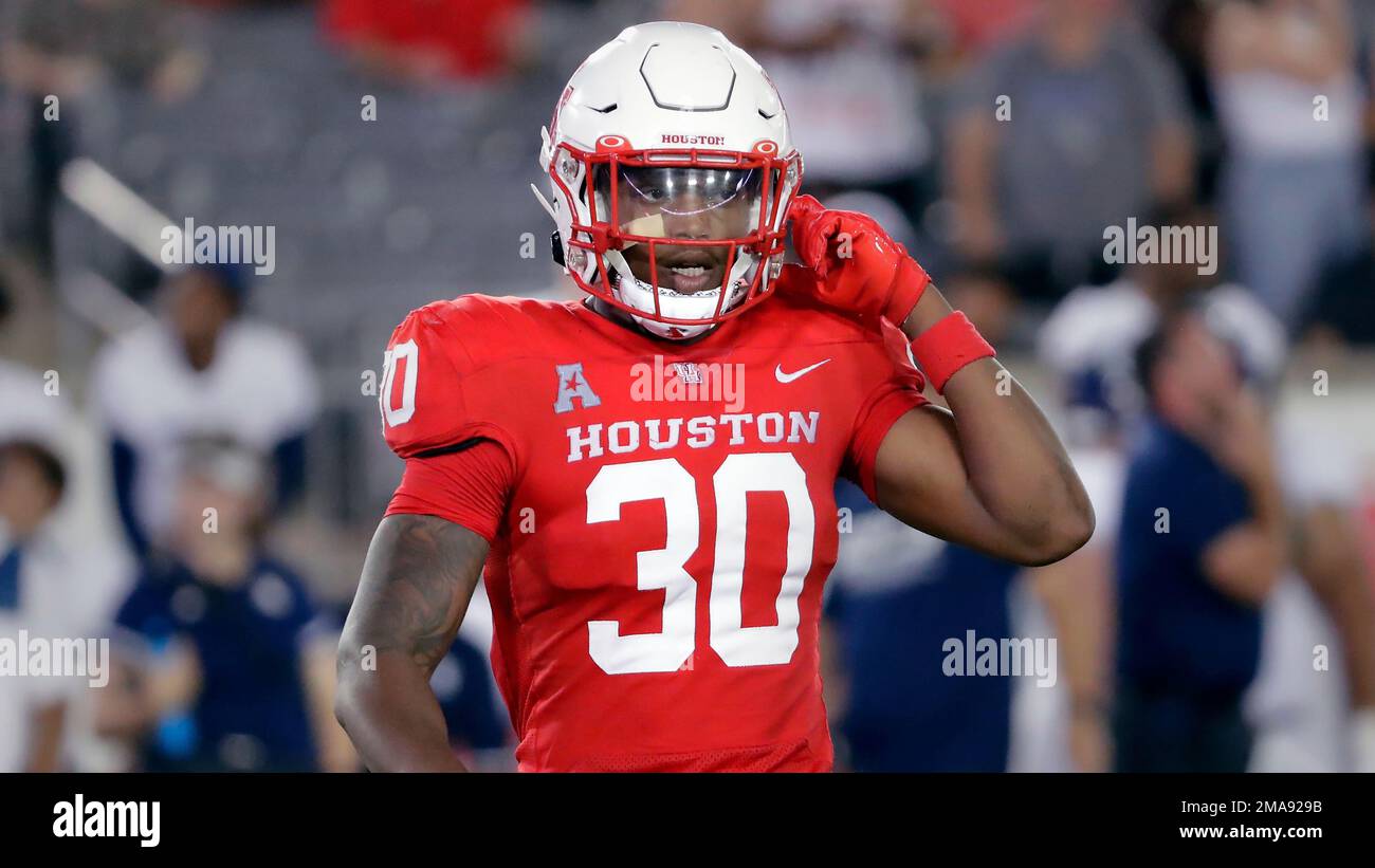 Houston linebacker Trimarcus Cheeks during the second half of an NCAA ...