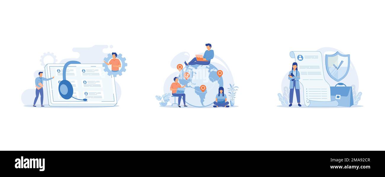 Customer self-service abstract concept, Outsourcing abstract concept ...