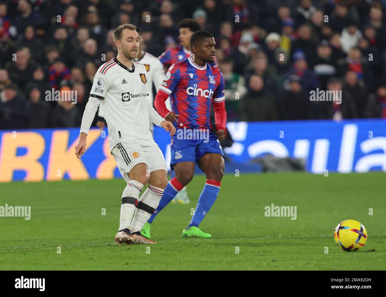 London ENGLAND - January 18:Manchester United's Christian Eriksen ...