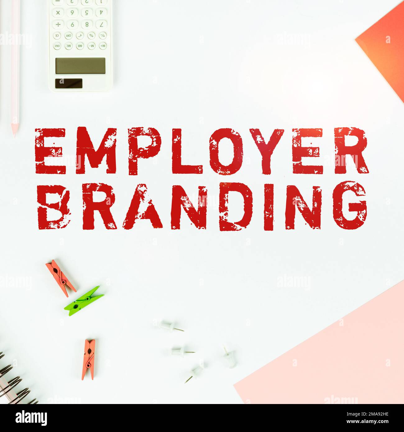 Sign displaying Employer Branding. Conceptual photo Process of ...