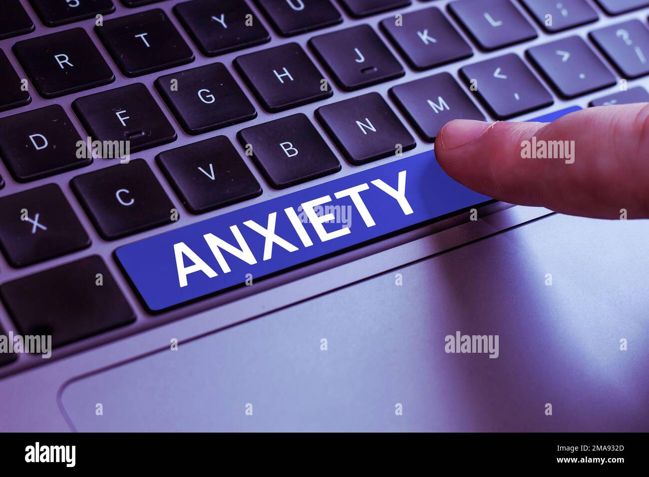 Handwriting text Anxiety. Conceptual photo Excessive uneasiness and ...