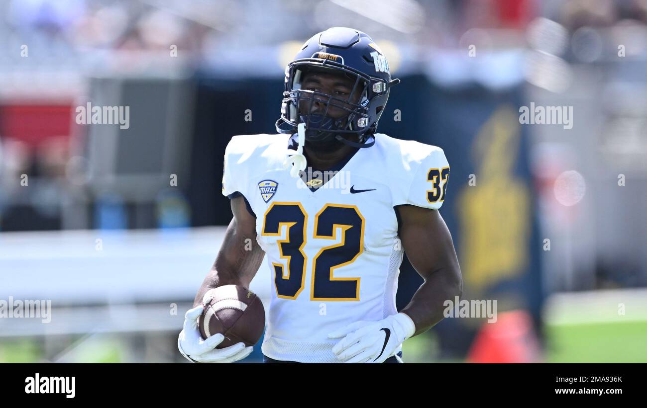 Toledo Rockets running back Willie Shaw III plays during an NCAA ...