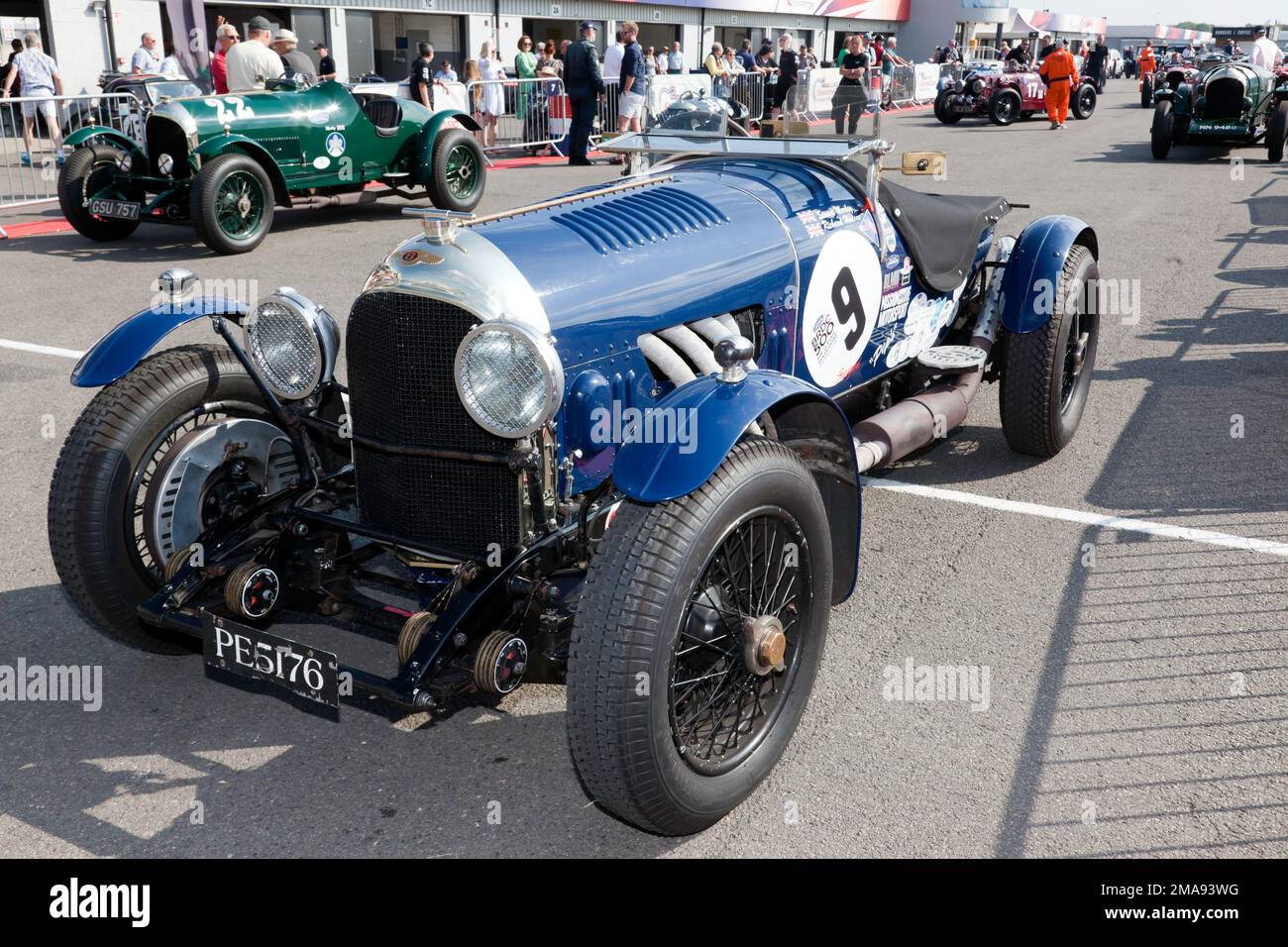 The Blue, 1925, Bentley 3/4.5, of Richard Hudson and Stuart Morley, in ...