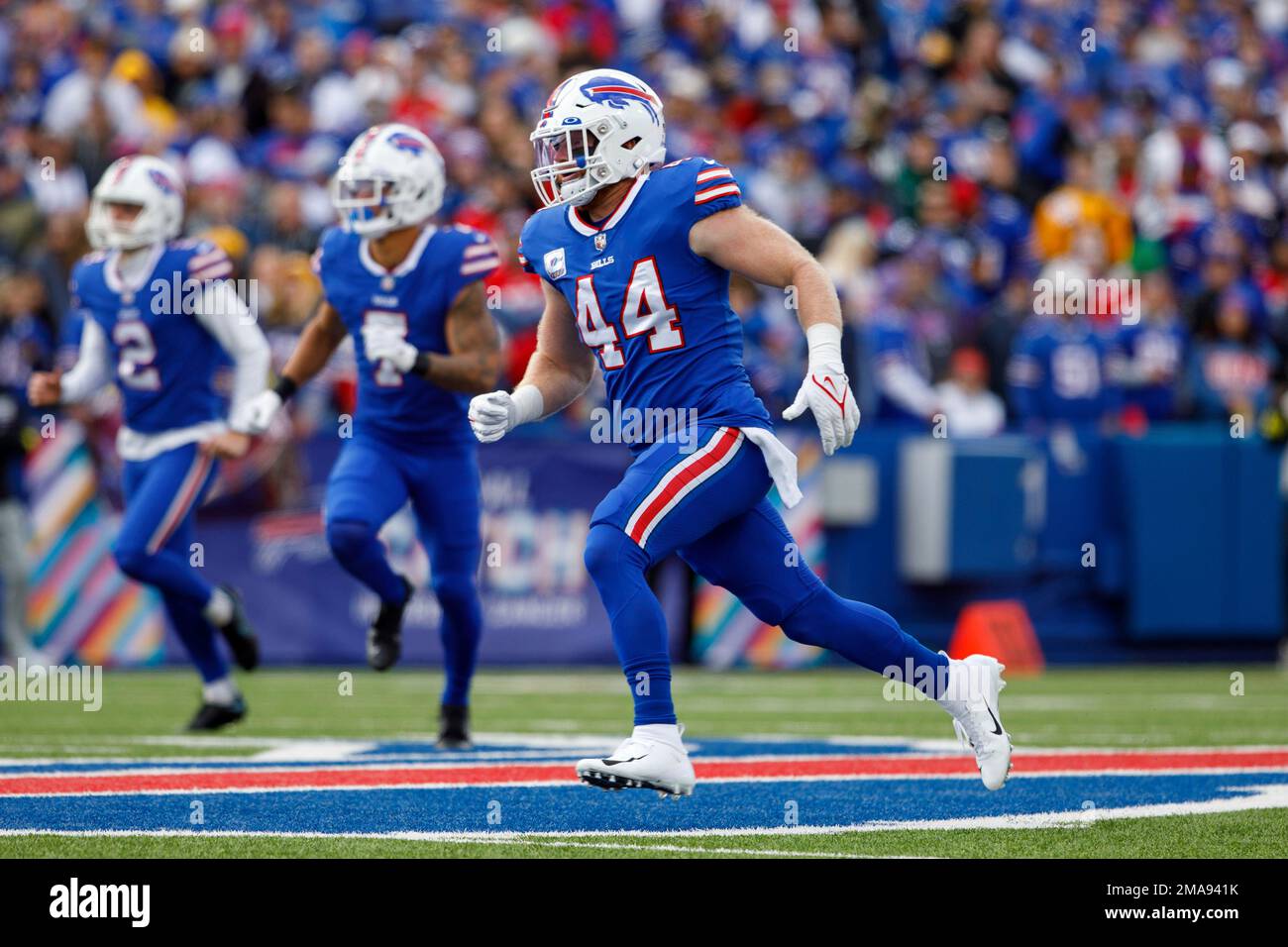 Buffalo Bills linebacker Tyler Matakevich (44) covers a kickoff during ...