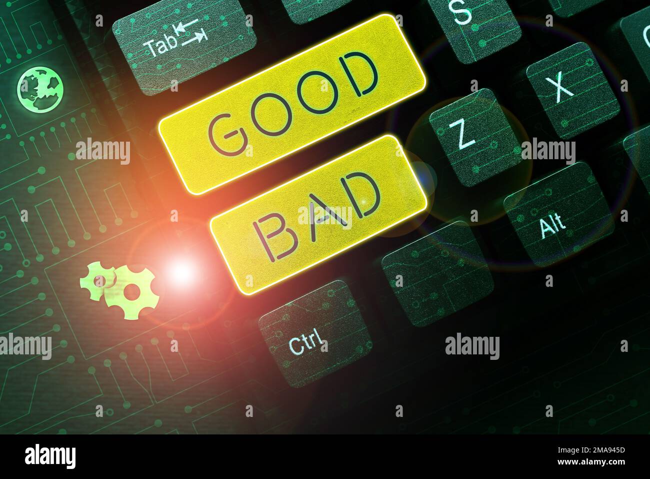 Conceptual display Good Bad. Concept meaning to seem to be going to ...