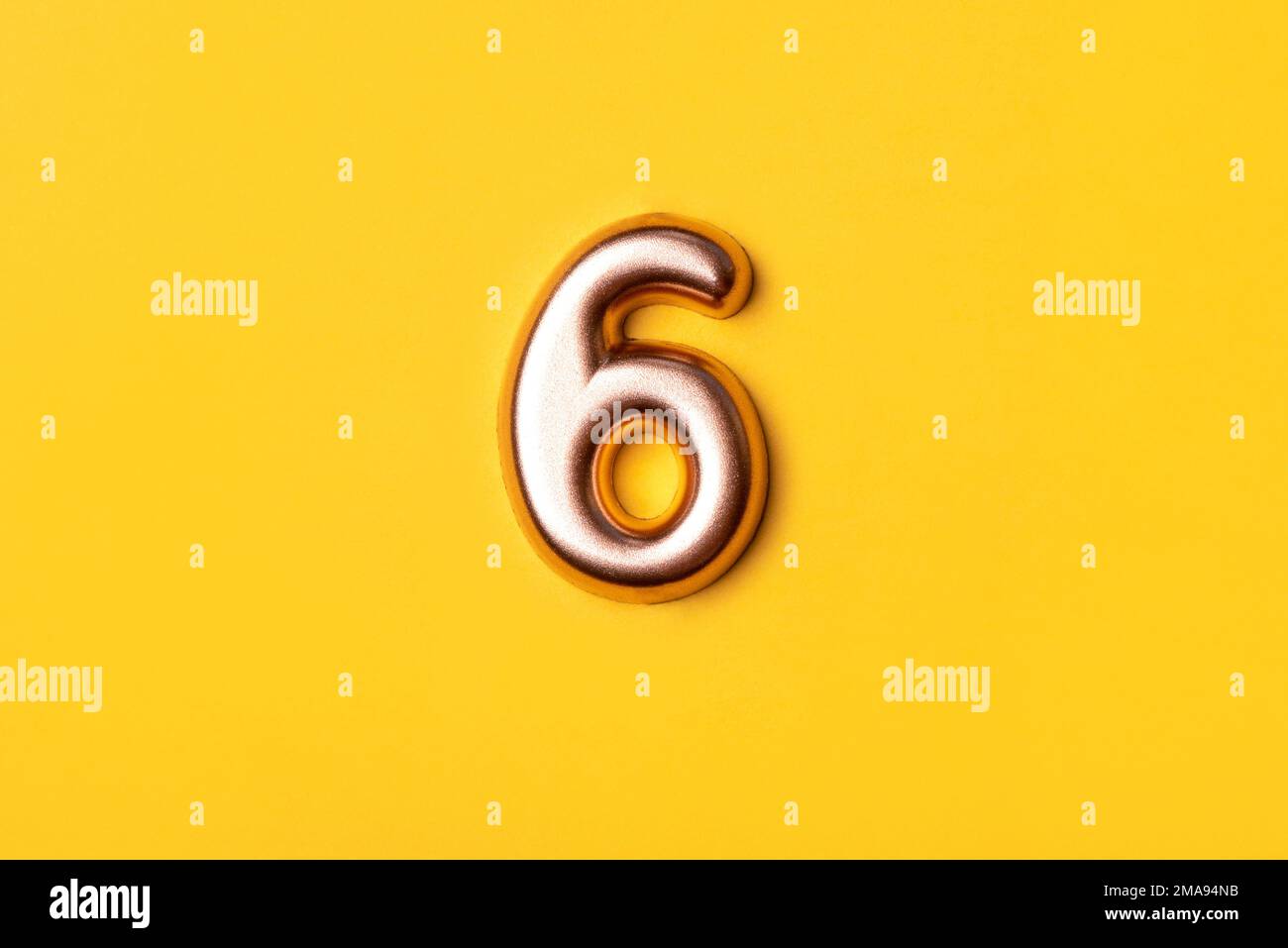 Number six sign metal hi-res stock photography and images - Alamy