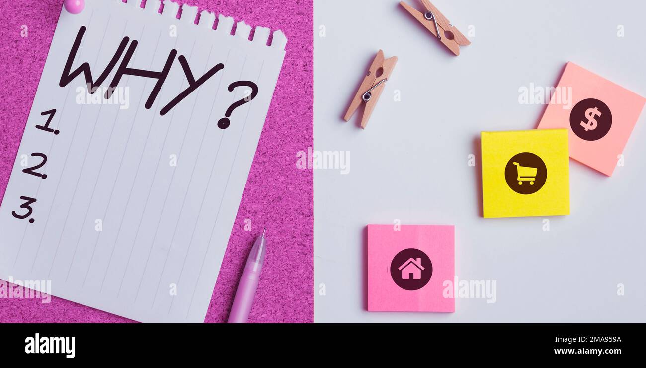 Writing Displaying Text Why Word Written On Asking For What Reason And Purpose Expressing