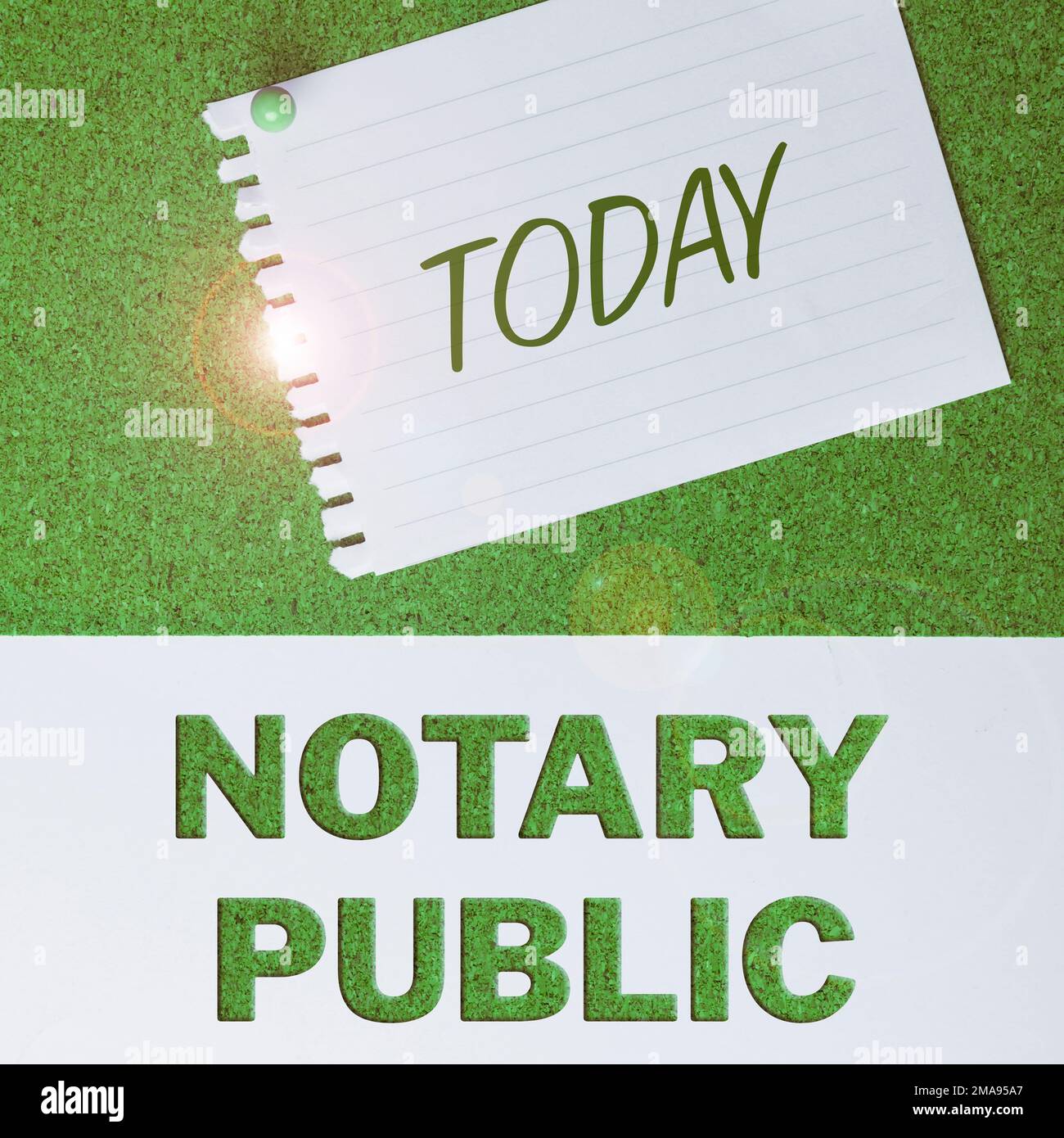Handwriting text Notary Public. Business showcase Legality ...
