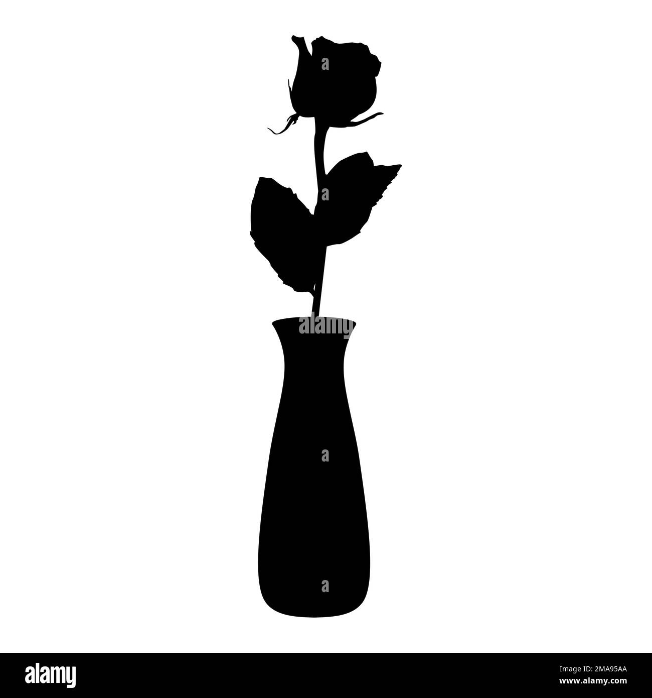 Greeting background rose love Black and White Stock Photos & Images - Alamy