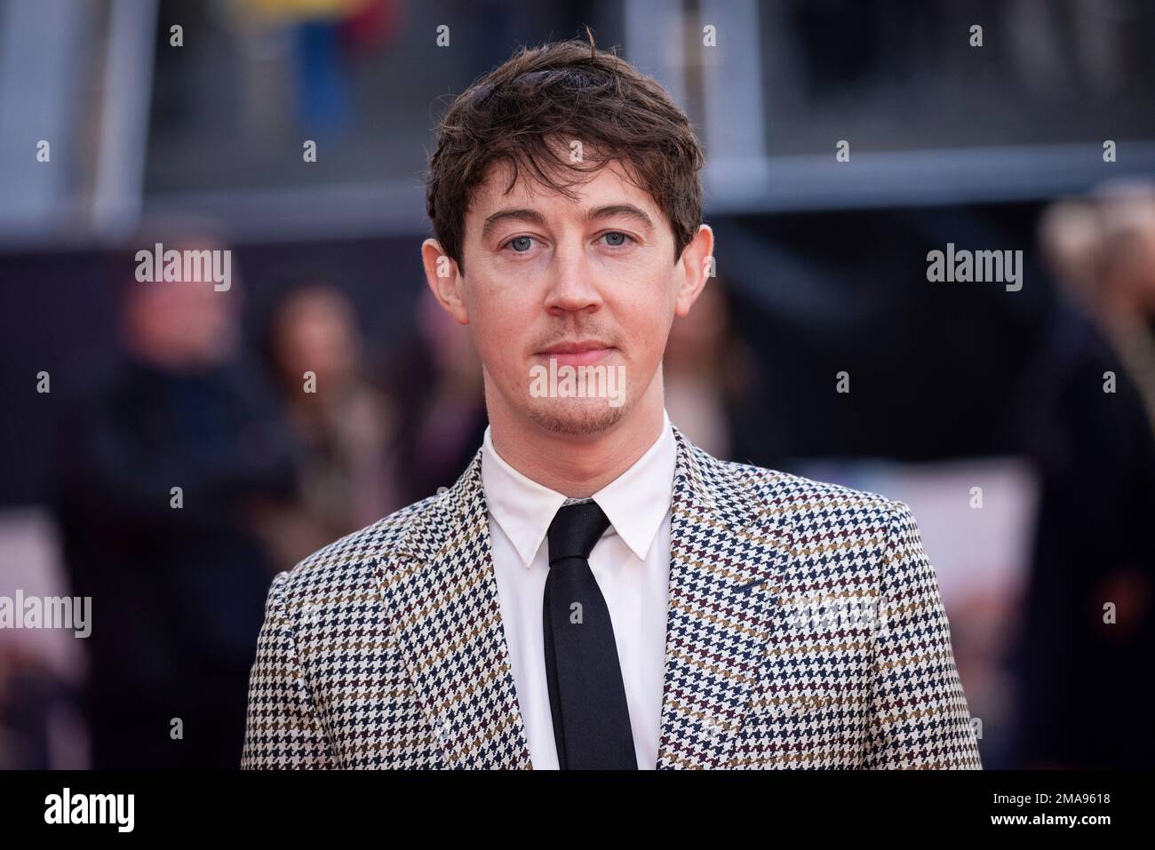 Alex Sharp poses for photographers upon arrival for the premiere of the ...