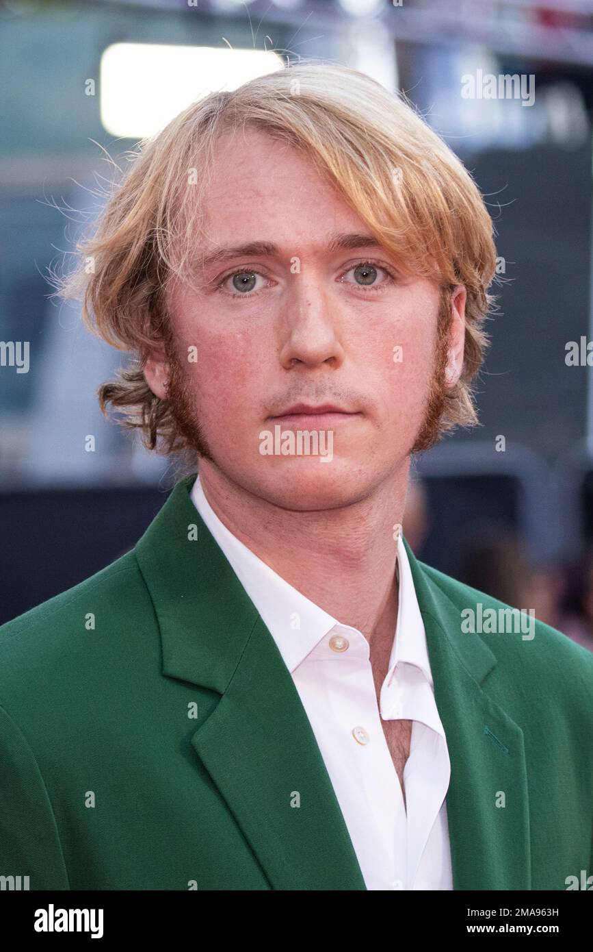 Barney Fishwick poses for photographers upon arrival for the premiere ...