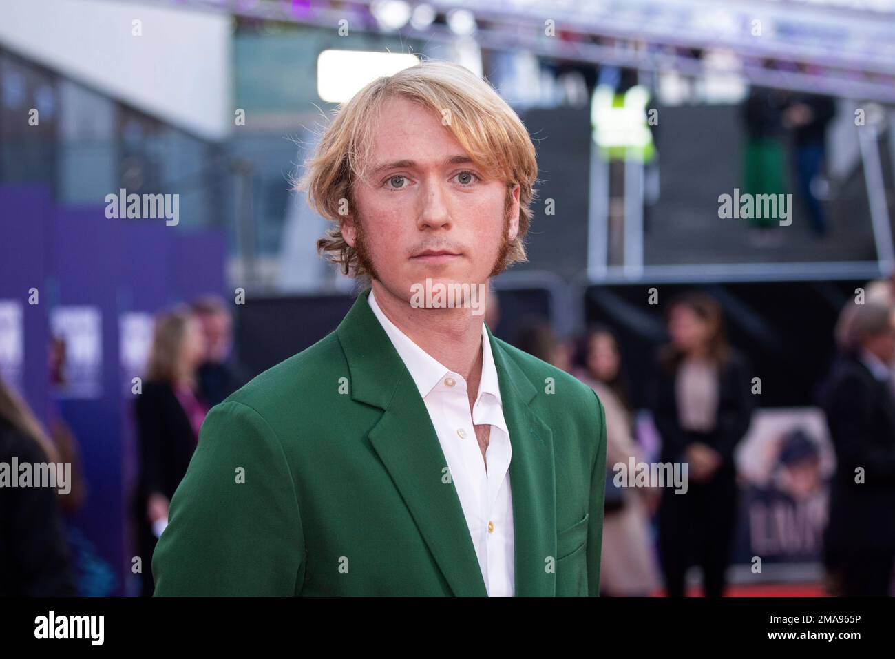 Barney Fishwick poses for photographers upon arrival for the premiere ...