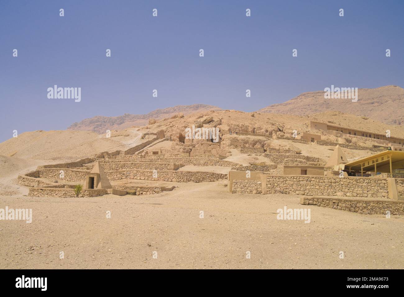 Nekropole Gräber der Noblen, Theben-West, Ägypten Stock Photo - Alamy